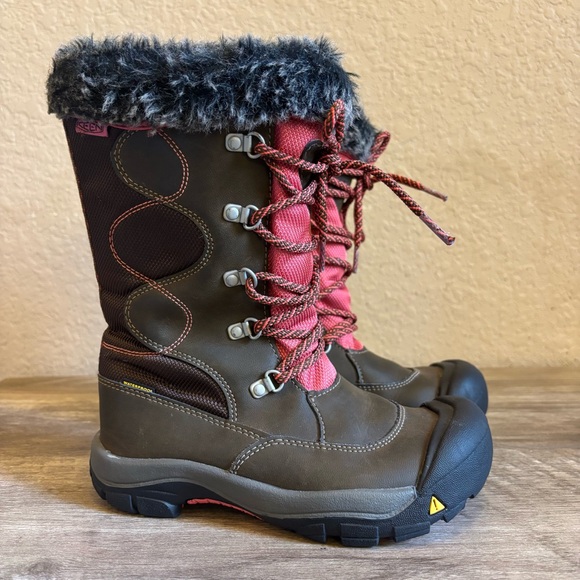 Keen | Shoes | Keen Kelsey Boot Waterproof Girl Cascade Brown Rose ...